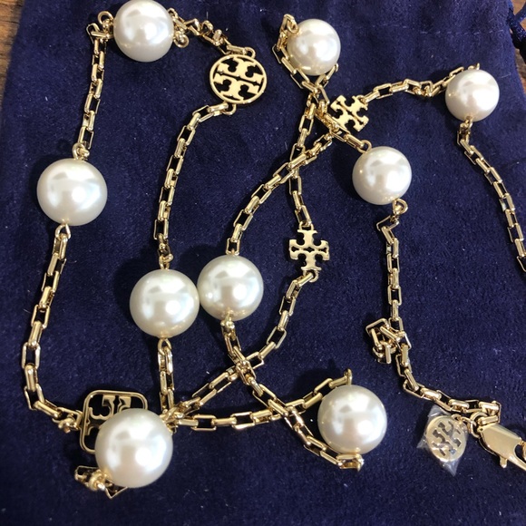 Tory Burch | Jewelry | Tory Burch Pearl Necklace | Poshmark